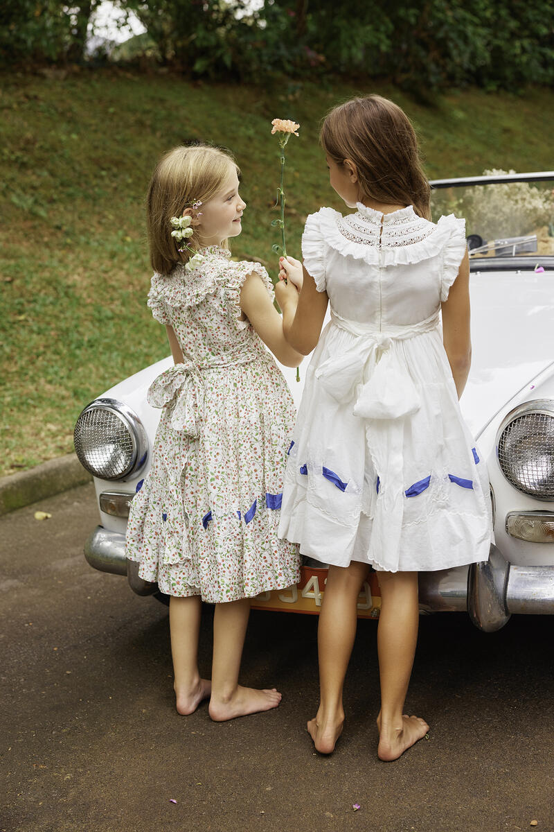 NELLYSTELLA Eleanor Dress in Bright White