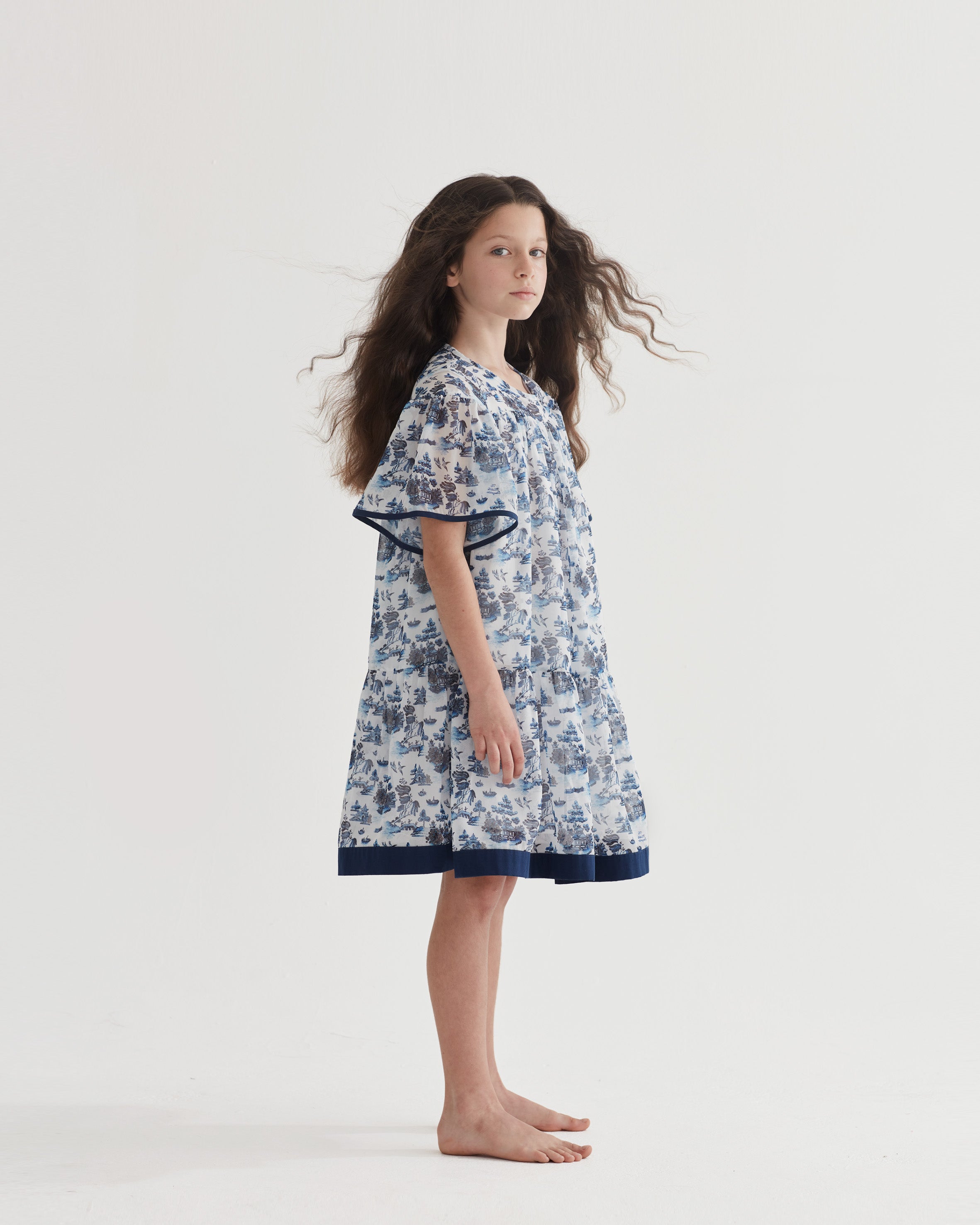 THE MIDDLE DAUGHTER SS24 FLOAT YOUR BOAT Dress in WILLOW